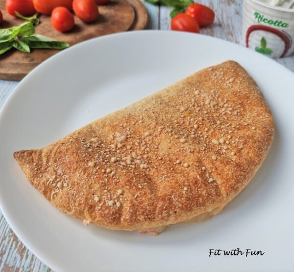 Keto Calzone Light 3 Ingredienti Facile e Senza Glutine